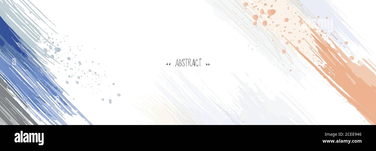 Abstract horizontal header background minimal design with earth tone ...