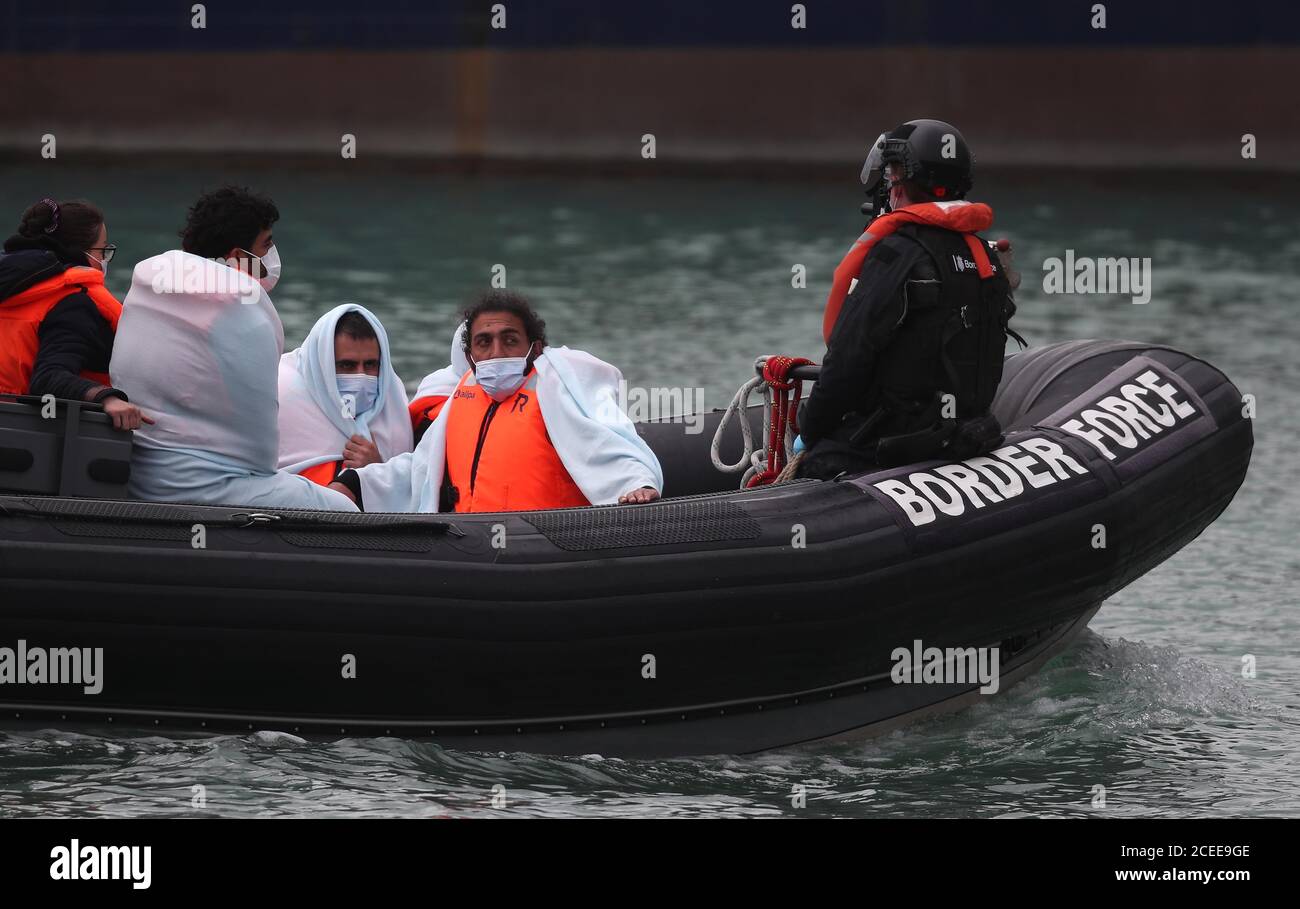 Border force officers following hi-res stock photography and images - Alamy
