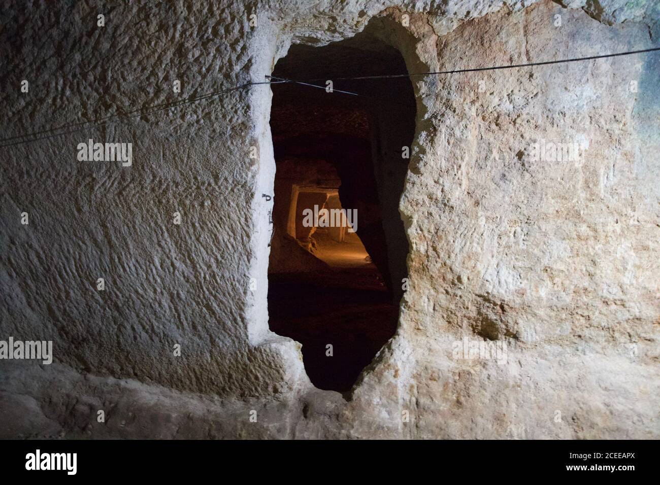 Beer Quarry Caves in Devon Stock Photo - Alamy