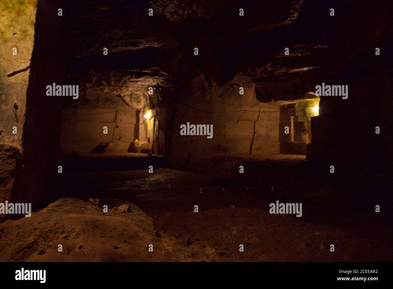 Beer Quarry Caves in Devon Stock Photo - Alamy