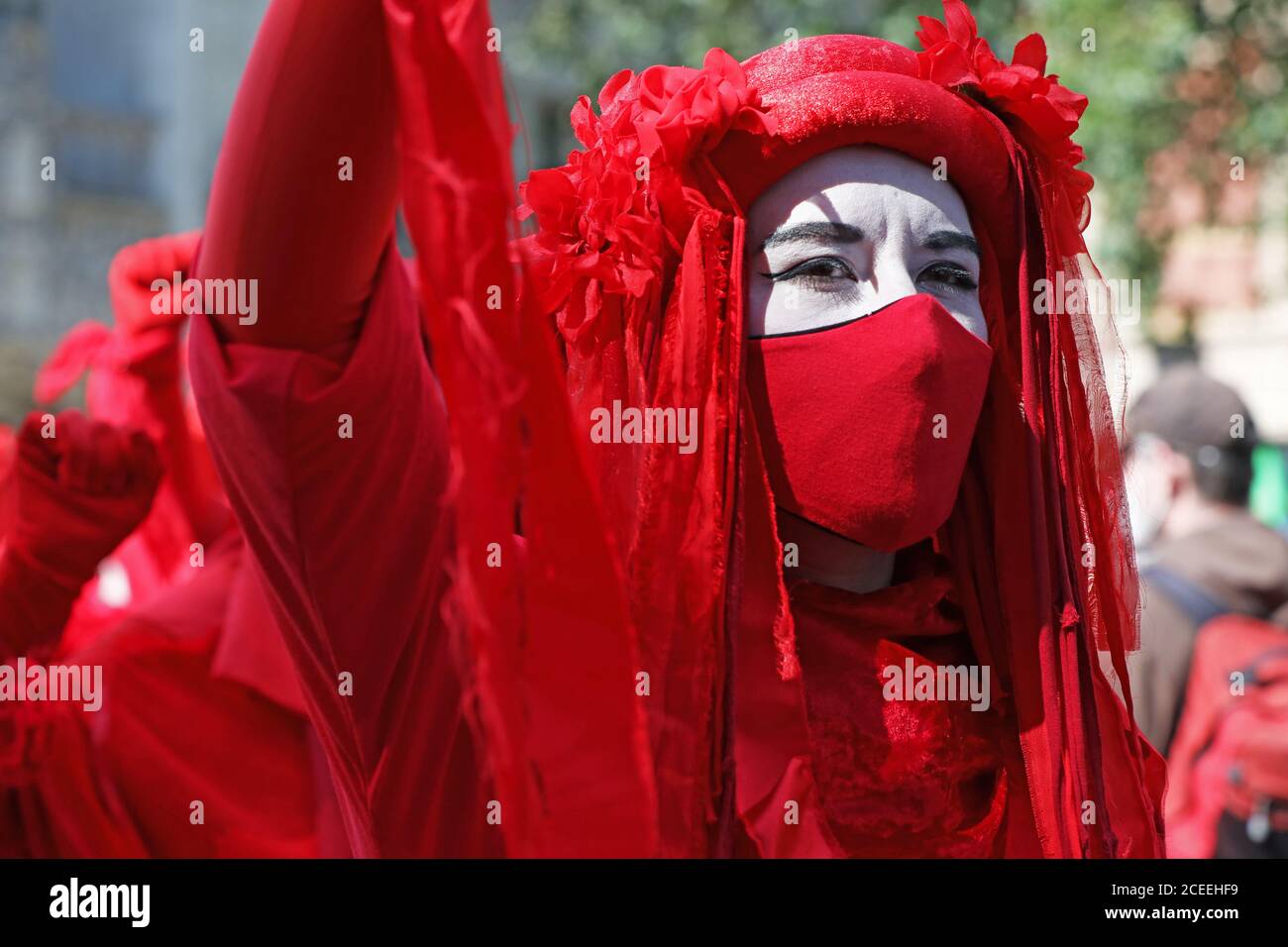 Members red brigade take part hi-res stock photography and images - Alamy