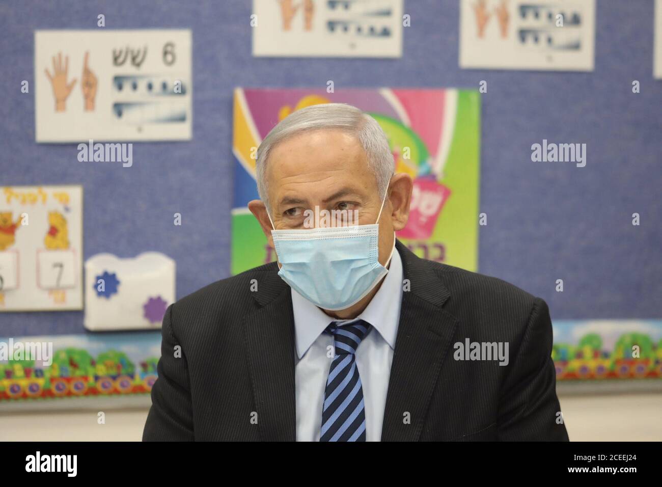 Mevo Horon, West Bank. 01st Sep, 2020. Israeli Prime Minister Benjamin ...