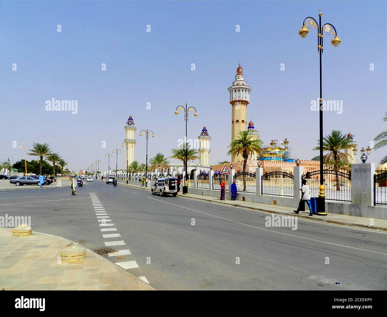 Touba, the holy city of Senegal. The great mosque Stock Photo - Alamy