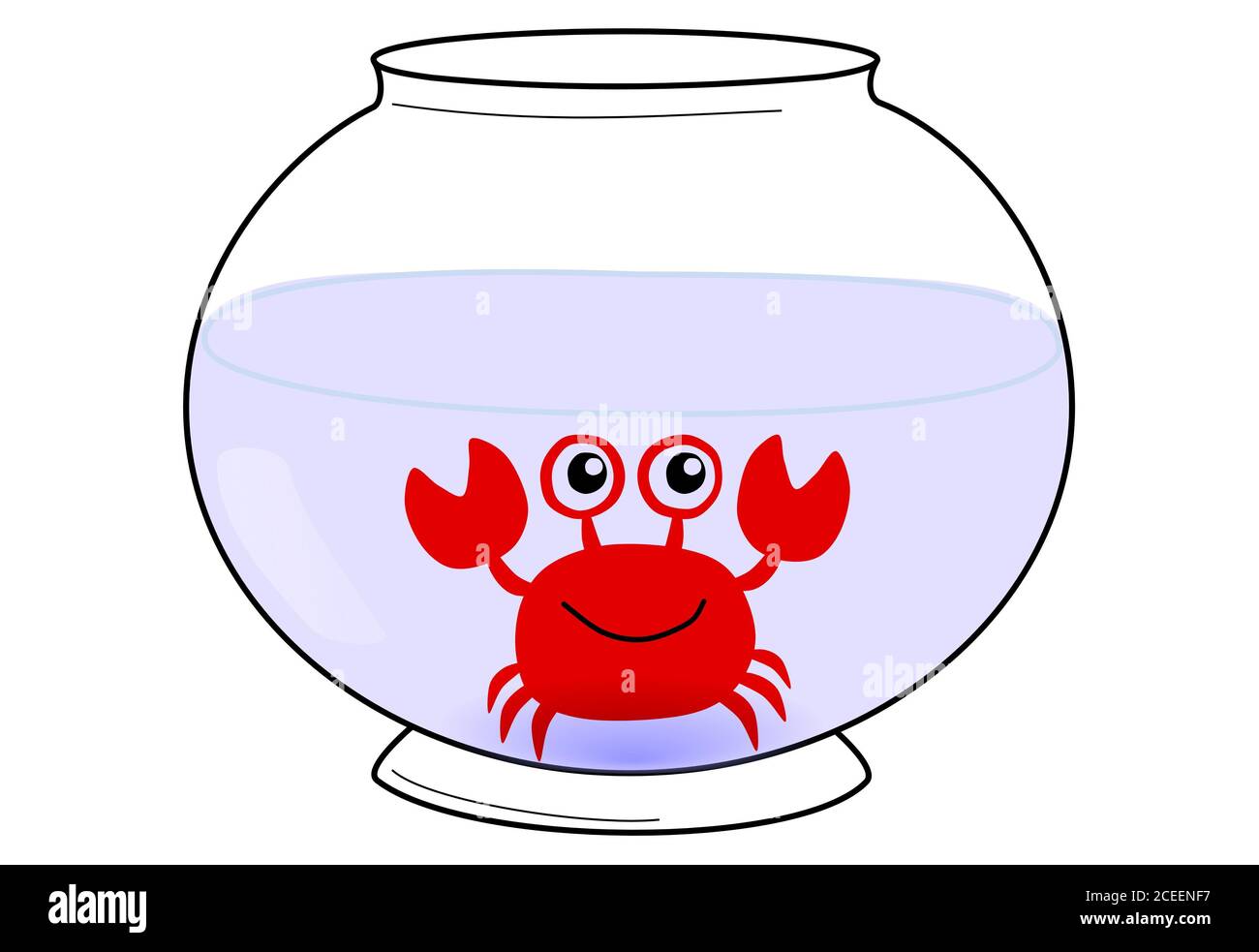 3d illustration cute pot Cut Out Stock Images & Pictures - Alamy