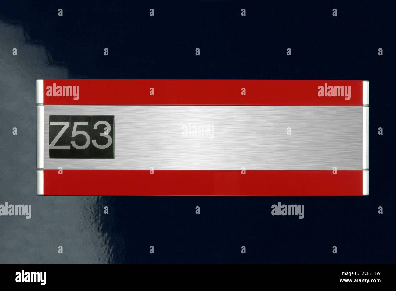 Objects made of aluminum, brass and similar materials for writing names ...