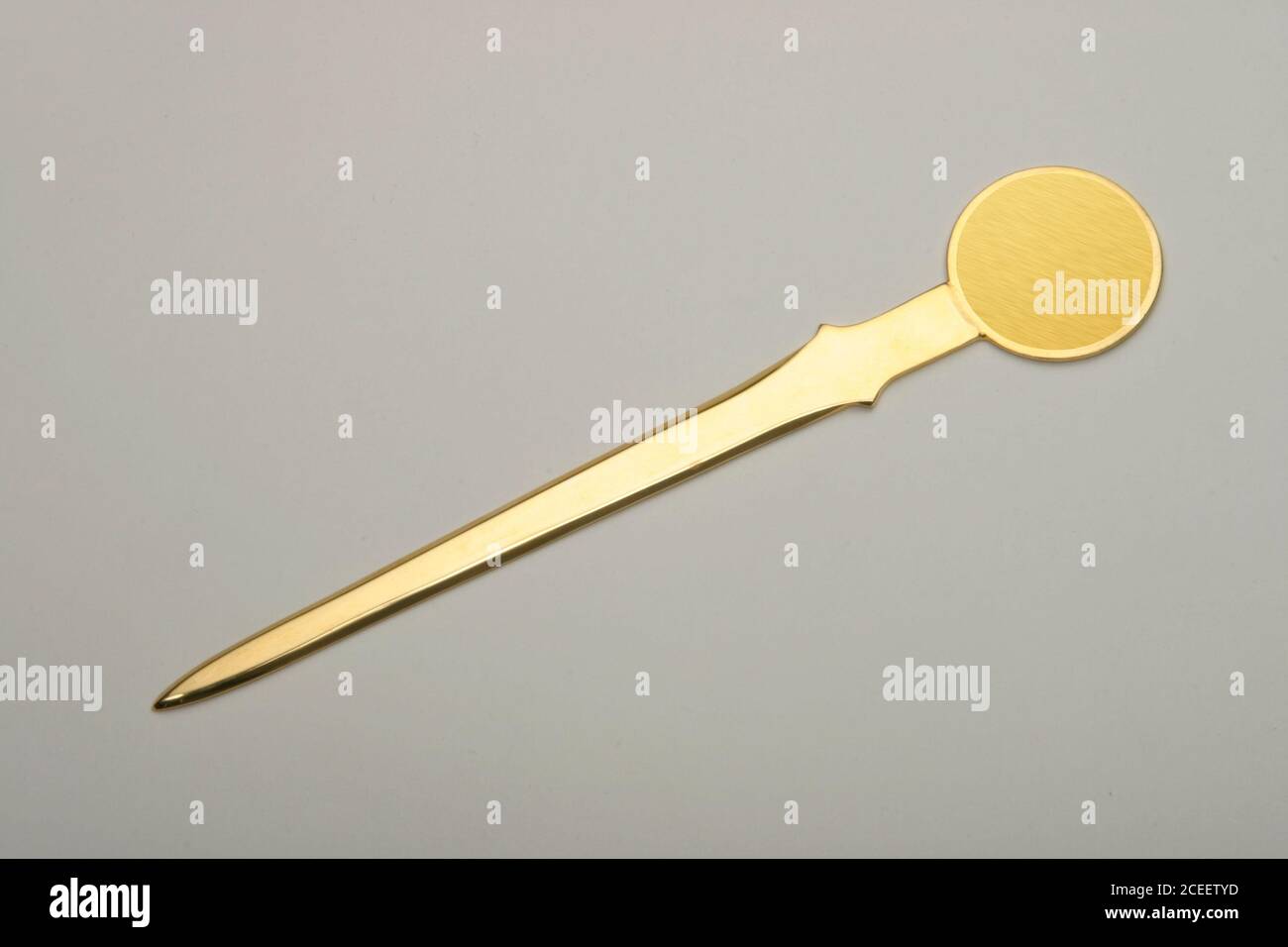 Envelope opener for office use or study room made of polished metal ...