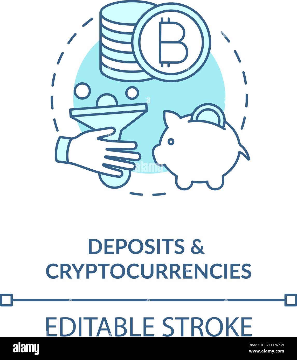 Crypto deposits Stock Vector Images - Alamy