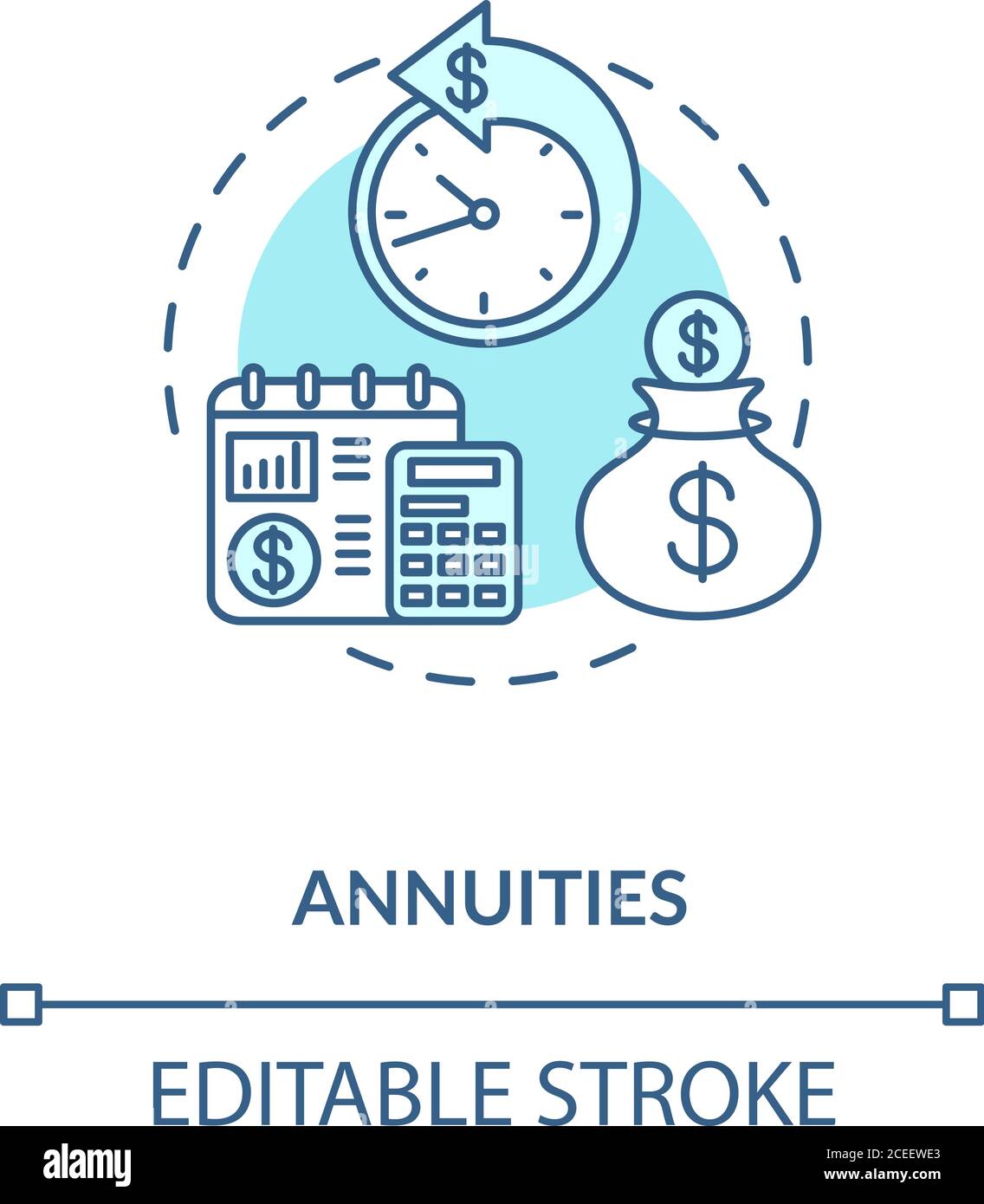 Annuities concept icon Stock Vector Image & Art - Alamy
