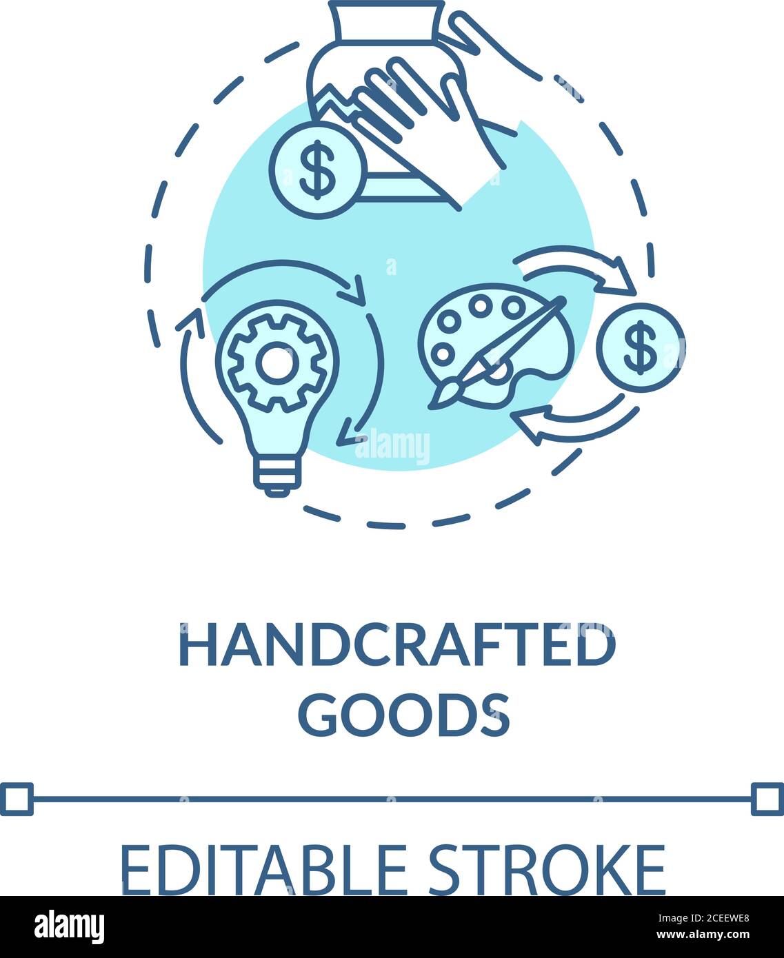 Small handicraft goods Stock Vector Images - Alamy