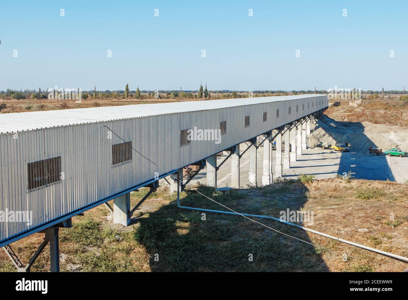 The production capacity of sugar factories. Industrial building plant ...