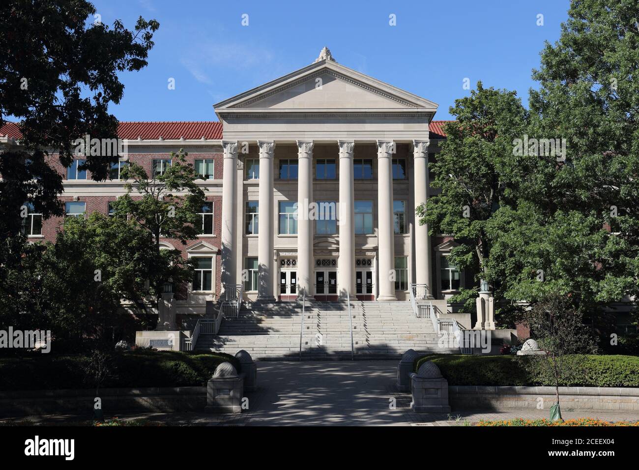 West Lafayette - Circa August 2020: Purdue University and Hovde Hall ...