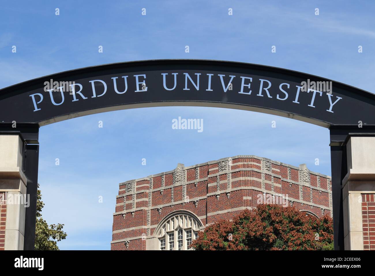 West Lafayette - Circa August 2020: Purdue Welcome Center at Purdue ...