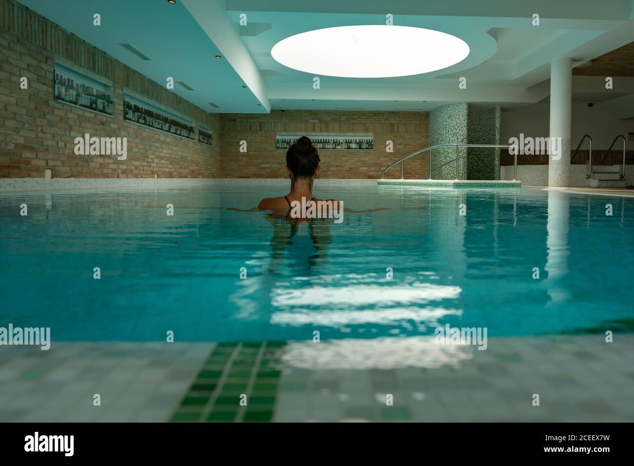 Luxury spa pool inside hi-res stock photography and images - Alamy