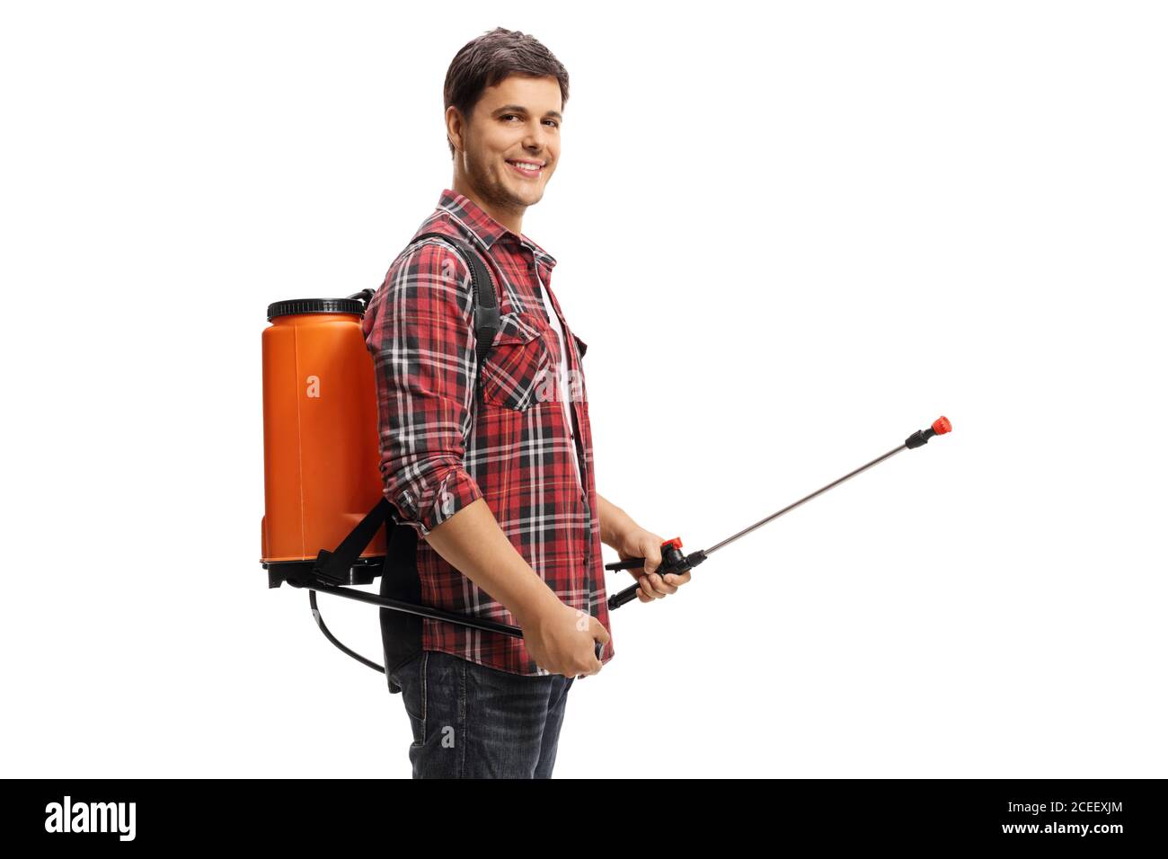 Farmer spraying Cut Out Stock Images & Pictures - Alamy