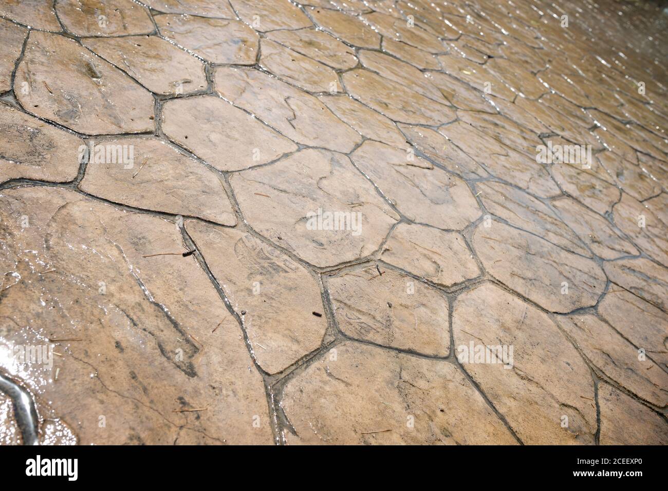 Floor of a street with stone tiles Stock Photo - Alamy