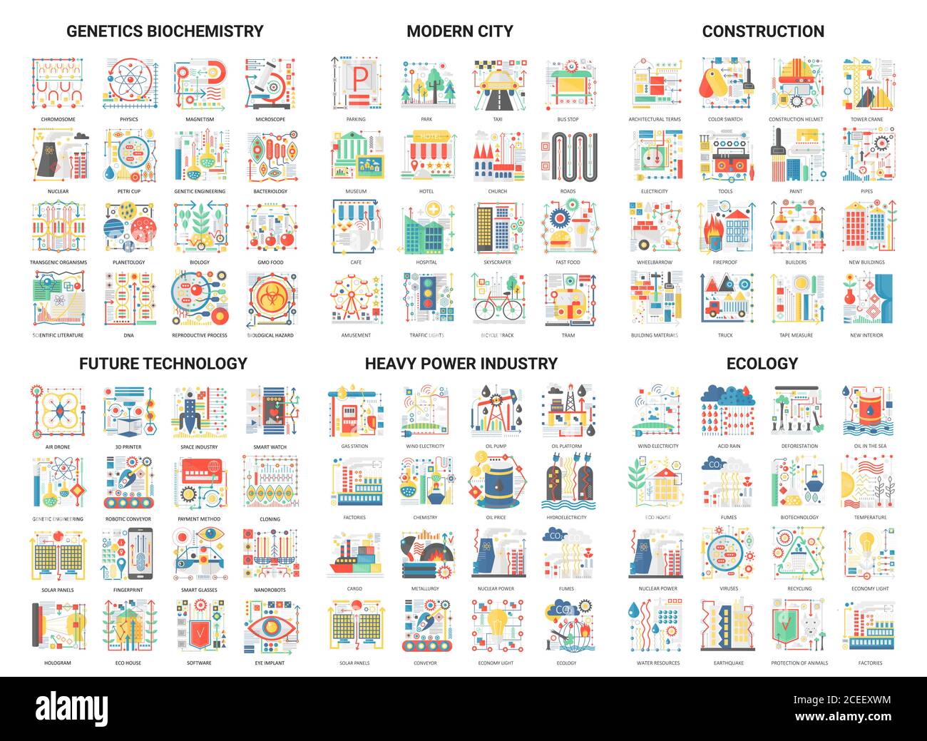 Modern eco building in Cut Out Stock Images & Pictures - Alamy