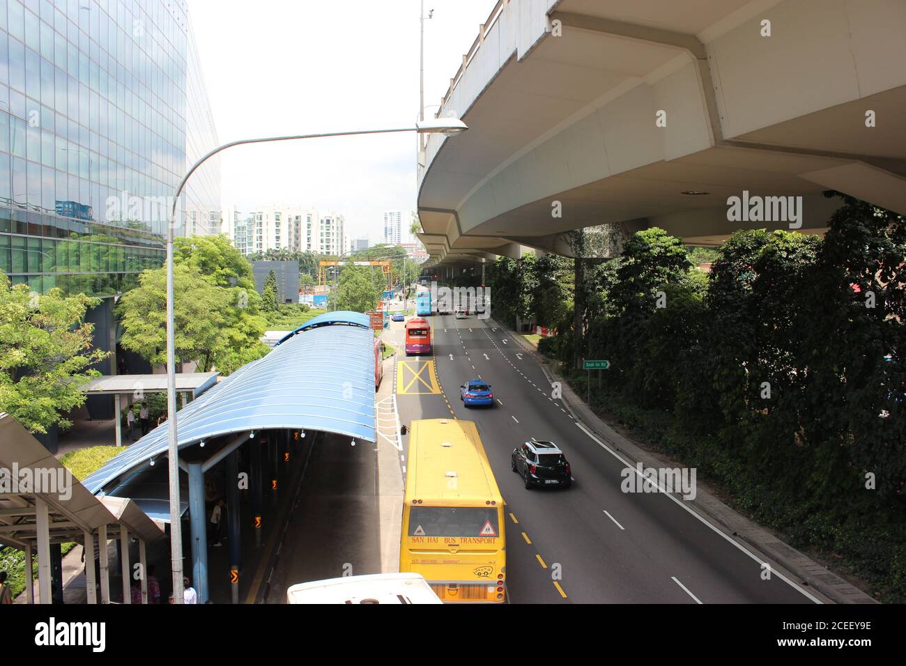 Singapore bus terminal hi-res stock photography and images - Alamy