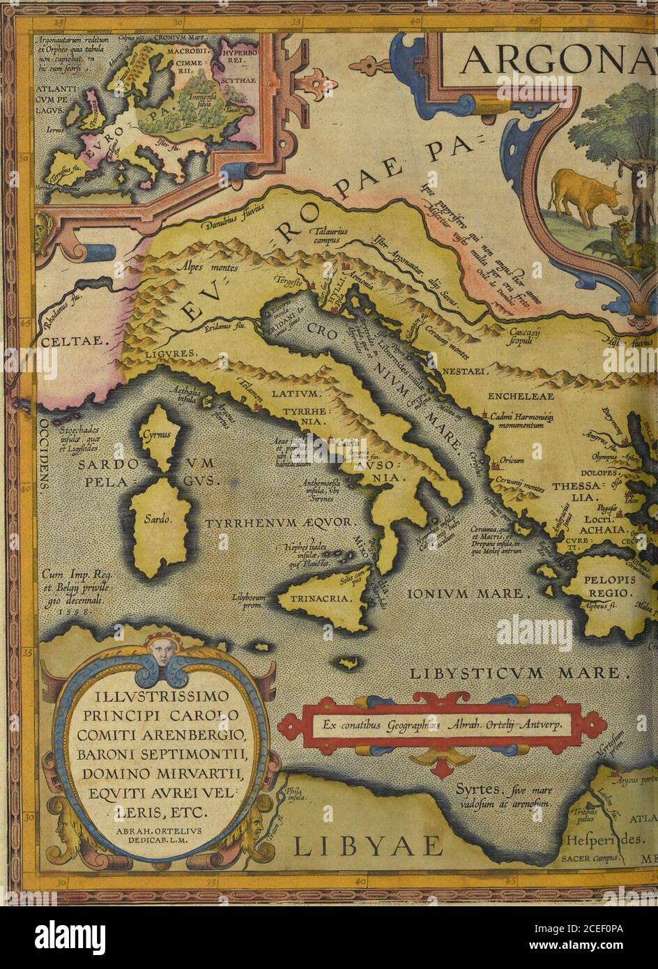 . Theatrvm orbis terrarvm. —;.. ARGONA Stock Photo - Alamy