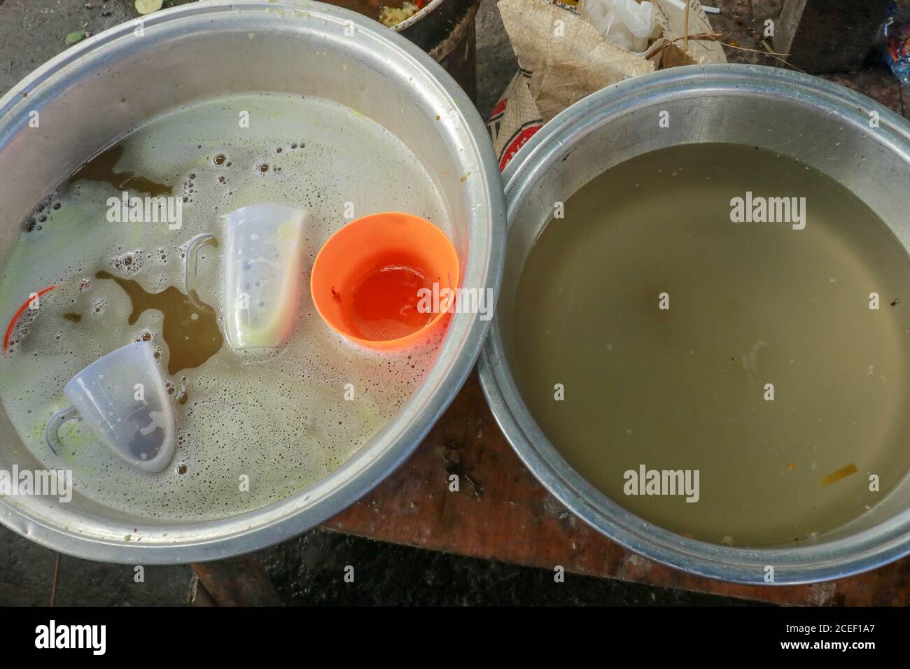 Simple indoor washing area in rural of Bali, Indonesia Stock Photo - Alamy