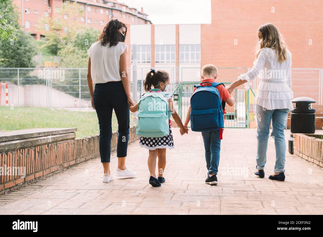 Two Children Holding Hands