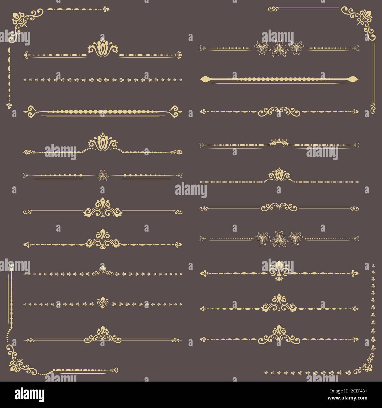 Set of Vector Horizontal Patterns Stock Vector Image & Art - Alamy