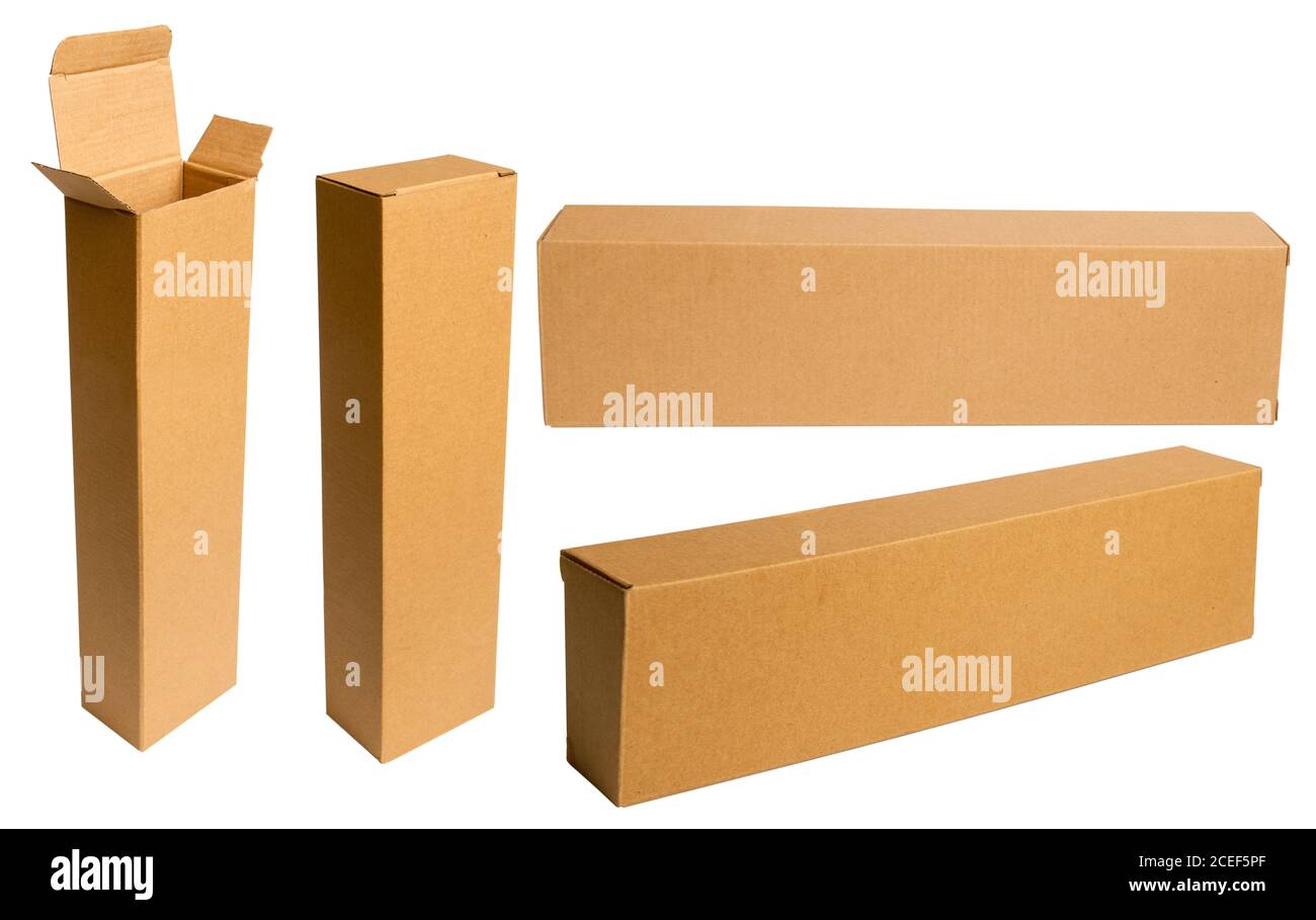 cardboard box set Stock Photo - Alamy