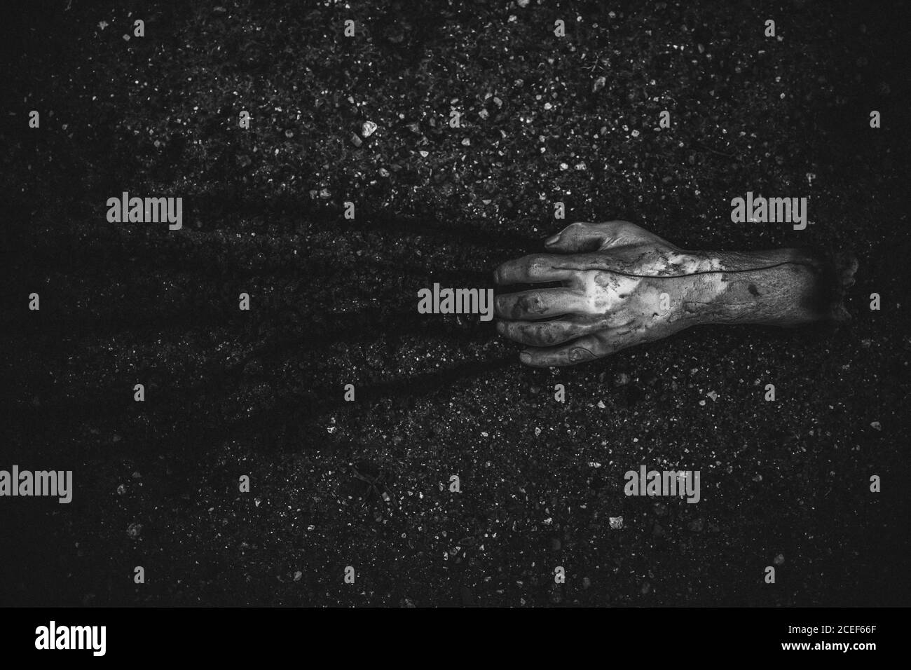Cut on hand Black and White Stock Photos & Images - Alamy
