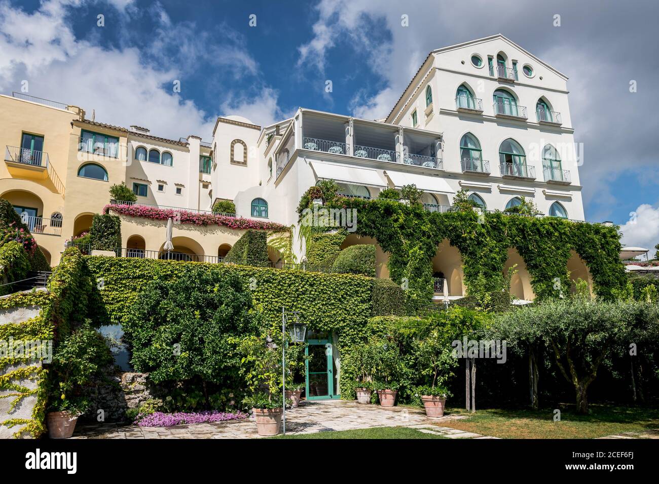 Shots of the lush gardens and stunning views from the famous luxury ...