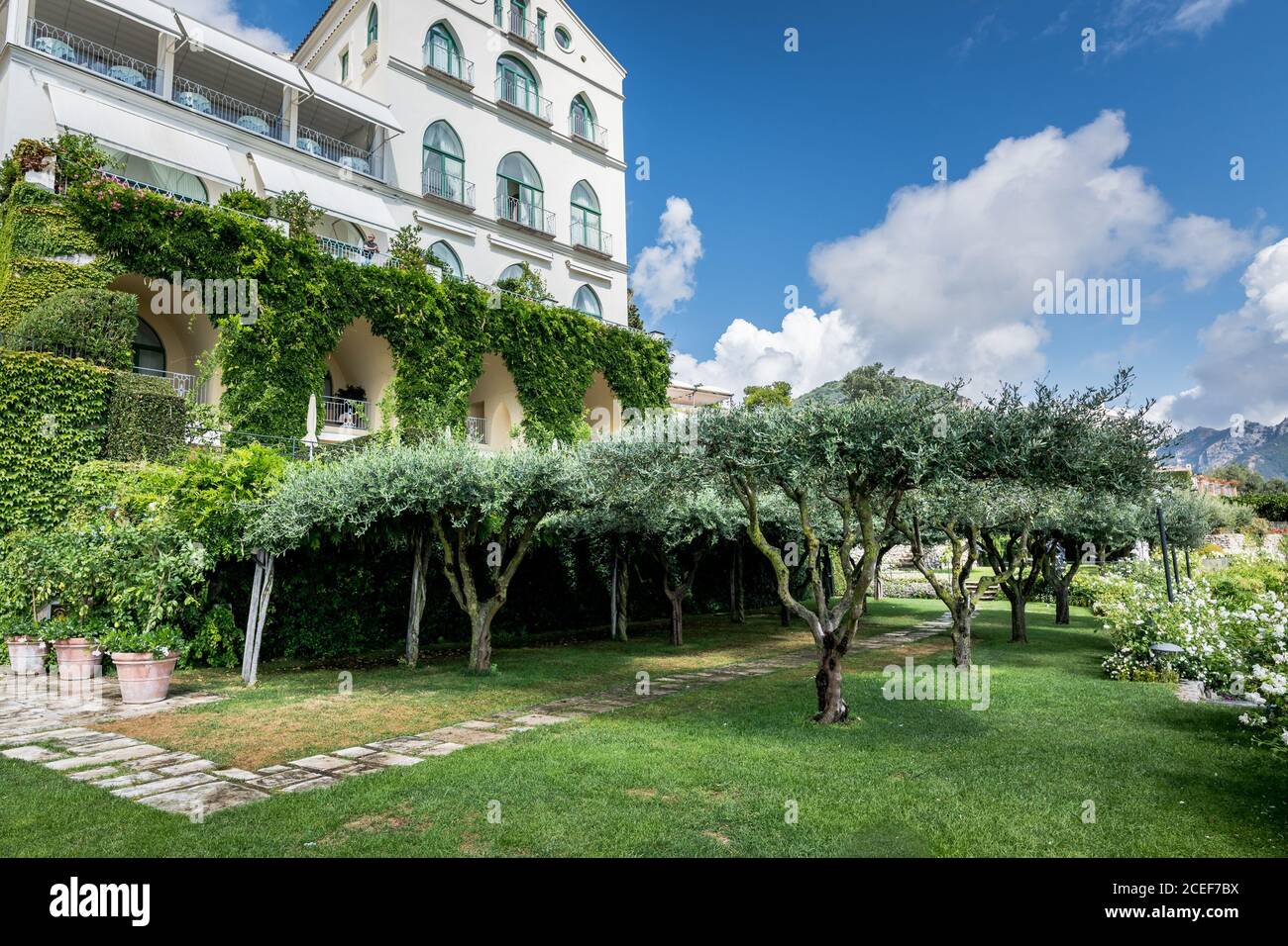 Shots of the lush gardens and stunning views from the famous luxury ...