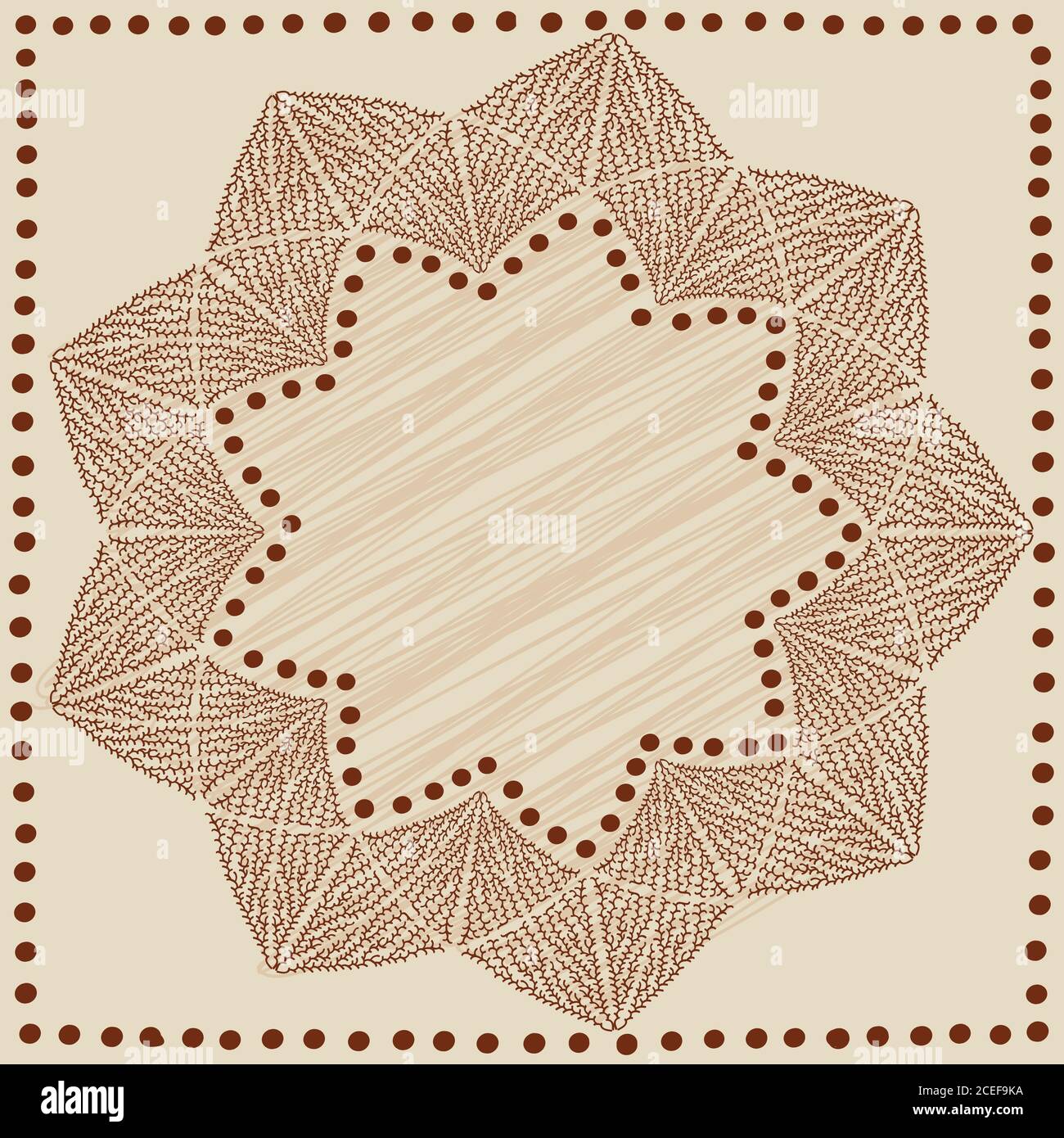 Abstract flower with nine petals Stock Vector Image & Art - Alamy