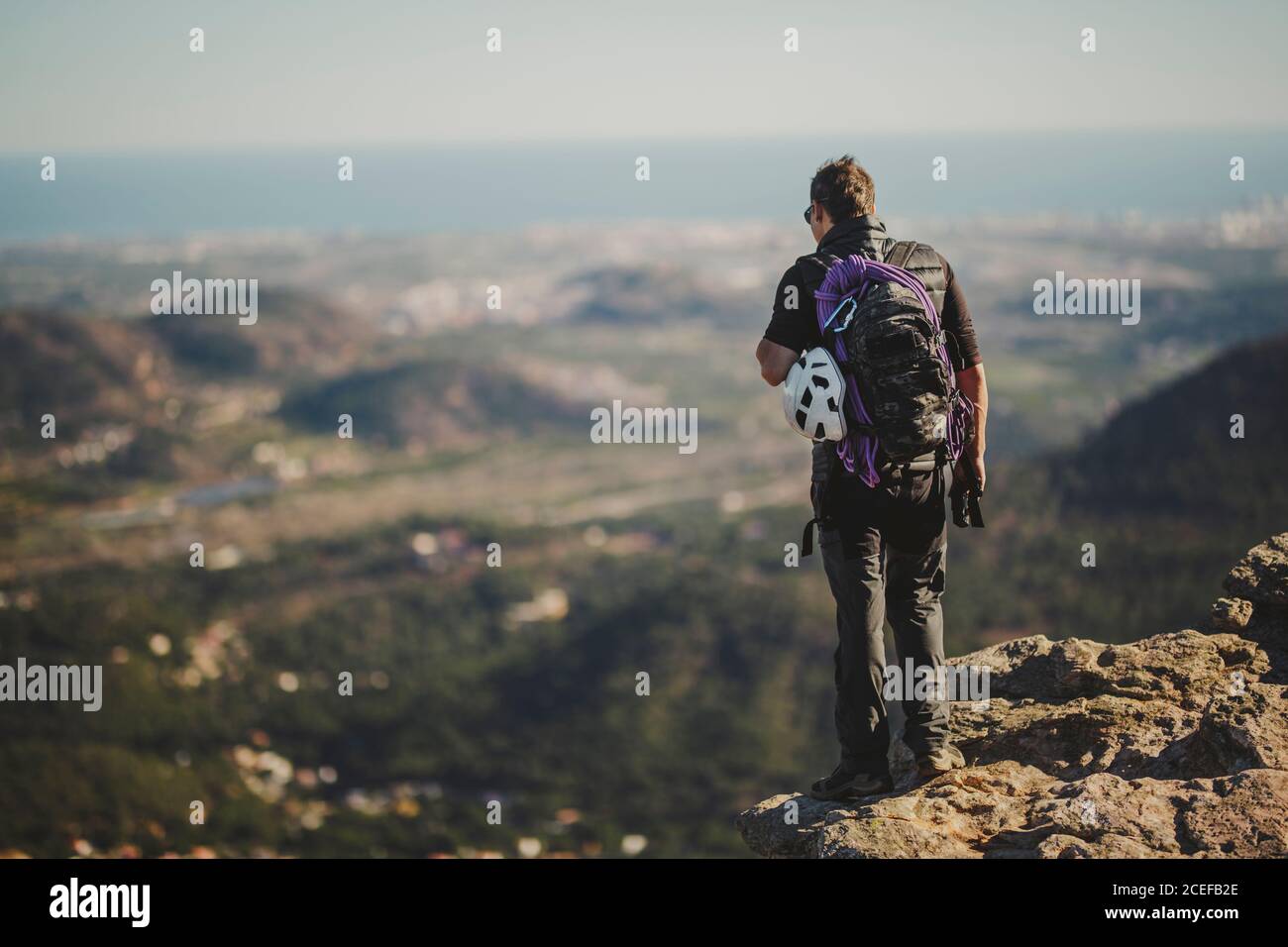 Male mountain climber in breathtaking hi-res stock photography and ...