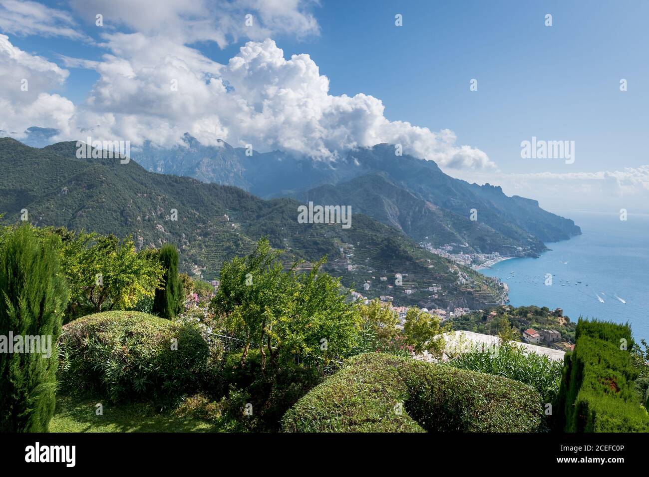 Shots of the lush gardens and stunning views from the famous luxury ...