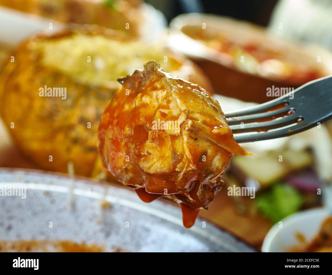 Chraime, dish of fish in spicy tomato sauce , Israel cuisine ...