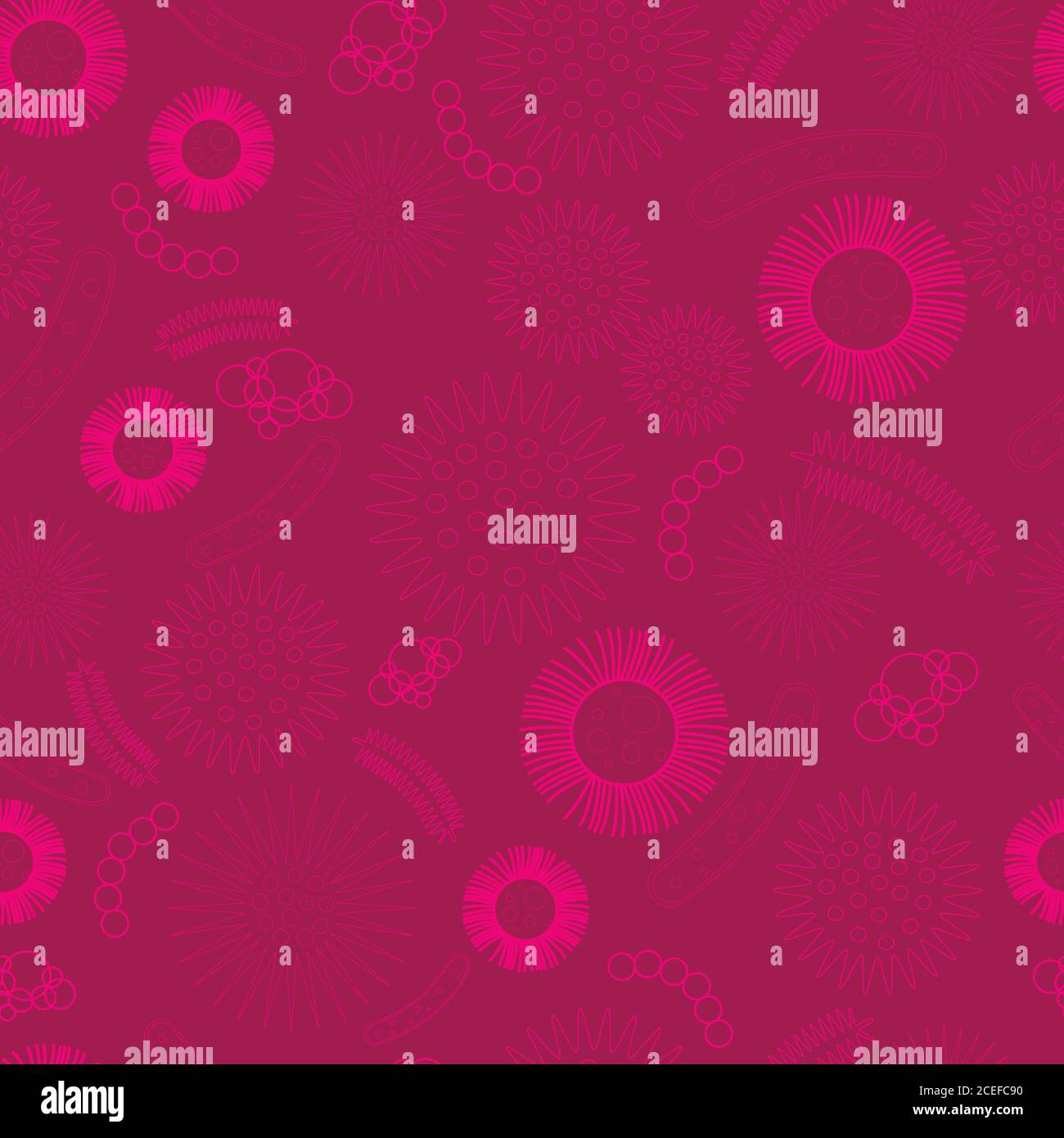 Border design bacteria Stock Vector Images - Alamy