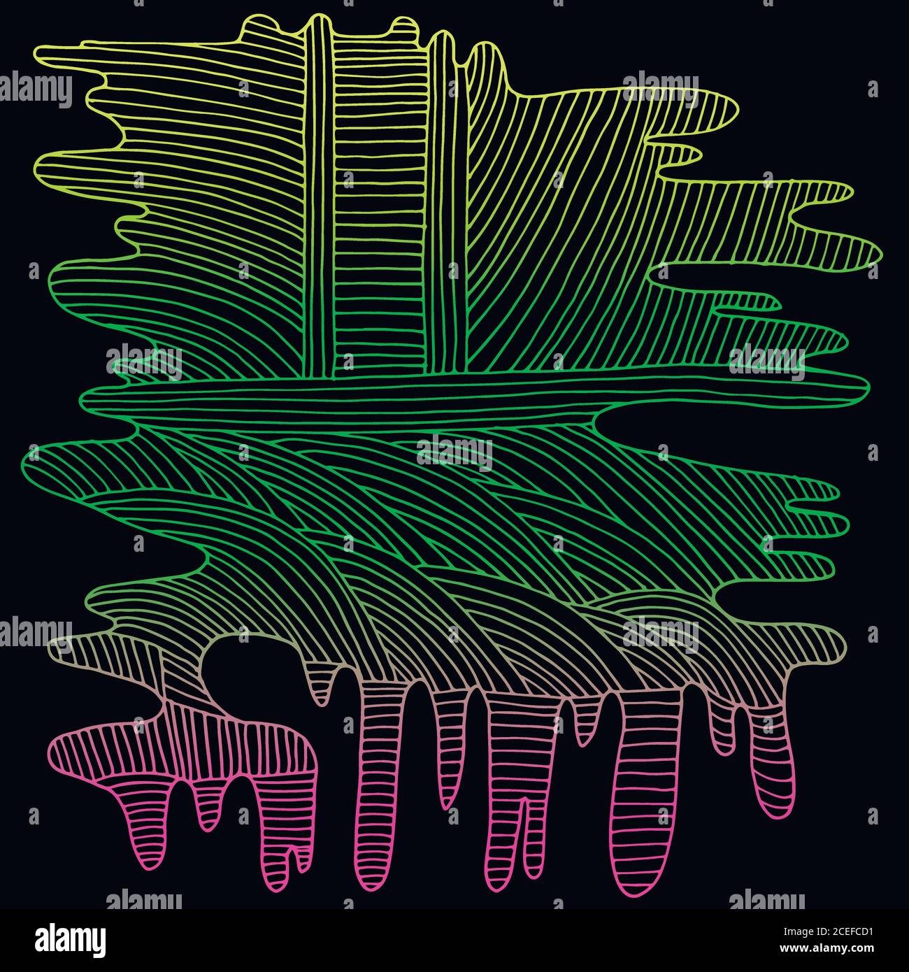 Neon pink outline hi-res stock photography and images - Alamy