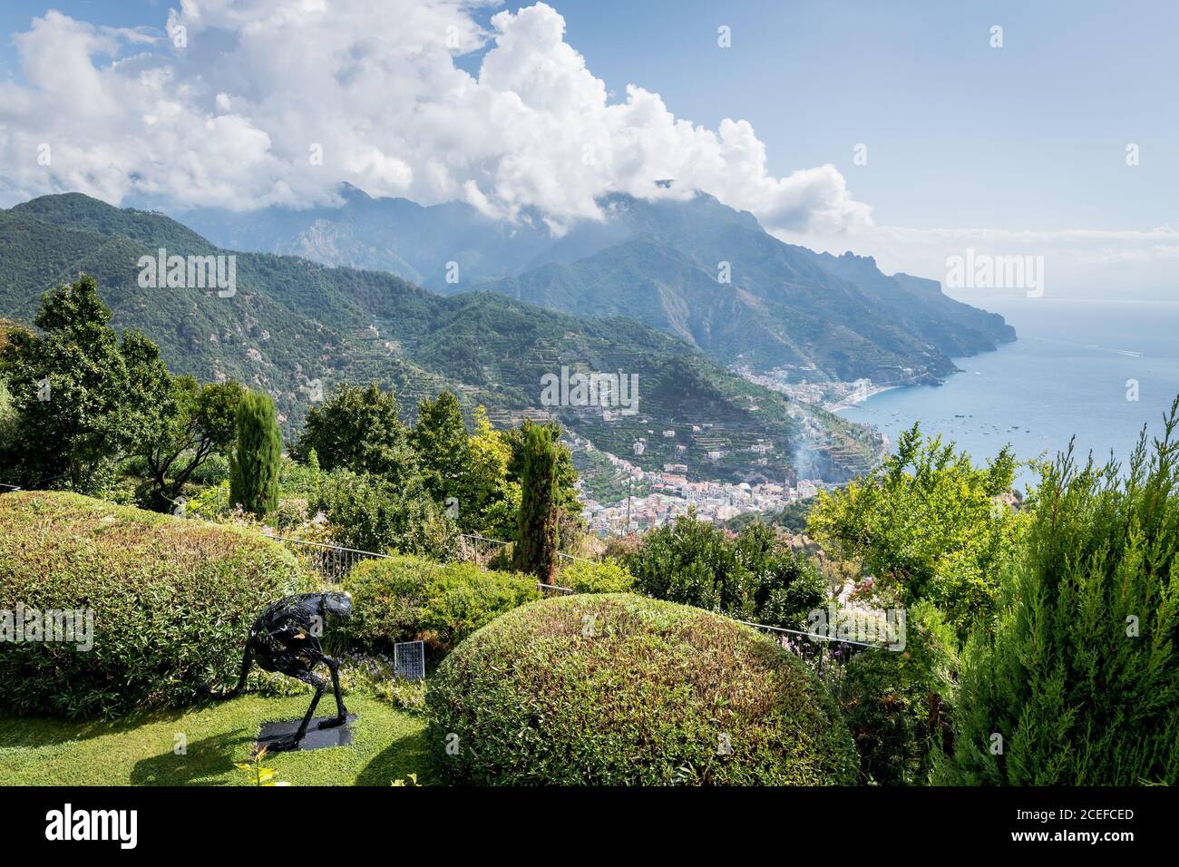 Shots of the lush gardens and stunning views from the famous luxury ...