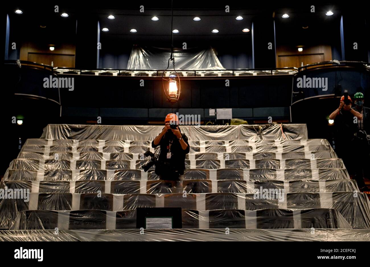 Berlin, Germany. 31st Aug, 2020. View of the stage in the ...