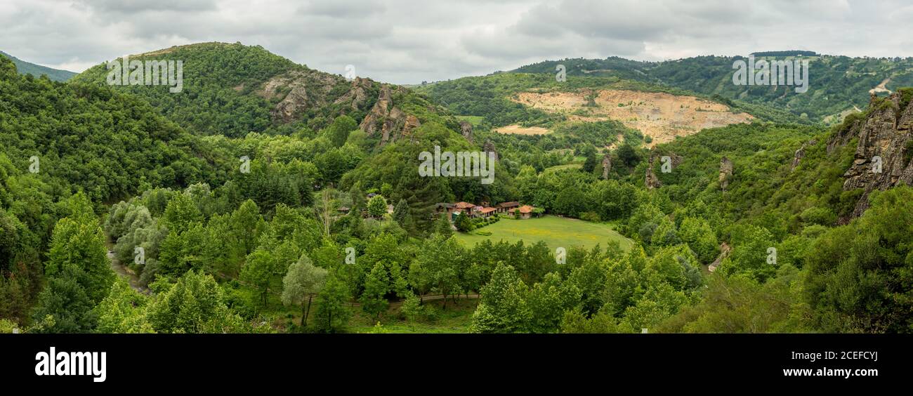 view of the Turkish countryside Stock Photo - Alamy