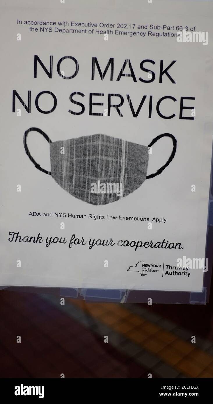 No mask no service sign hi-res stock photography and images - Alamy