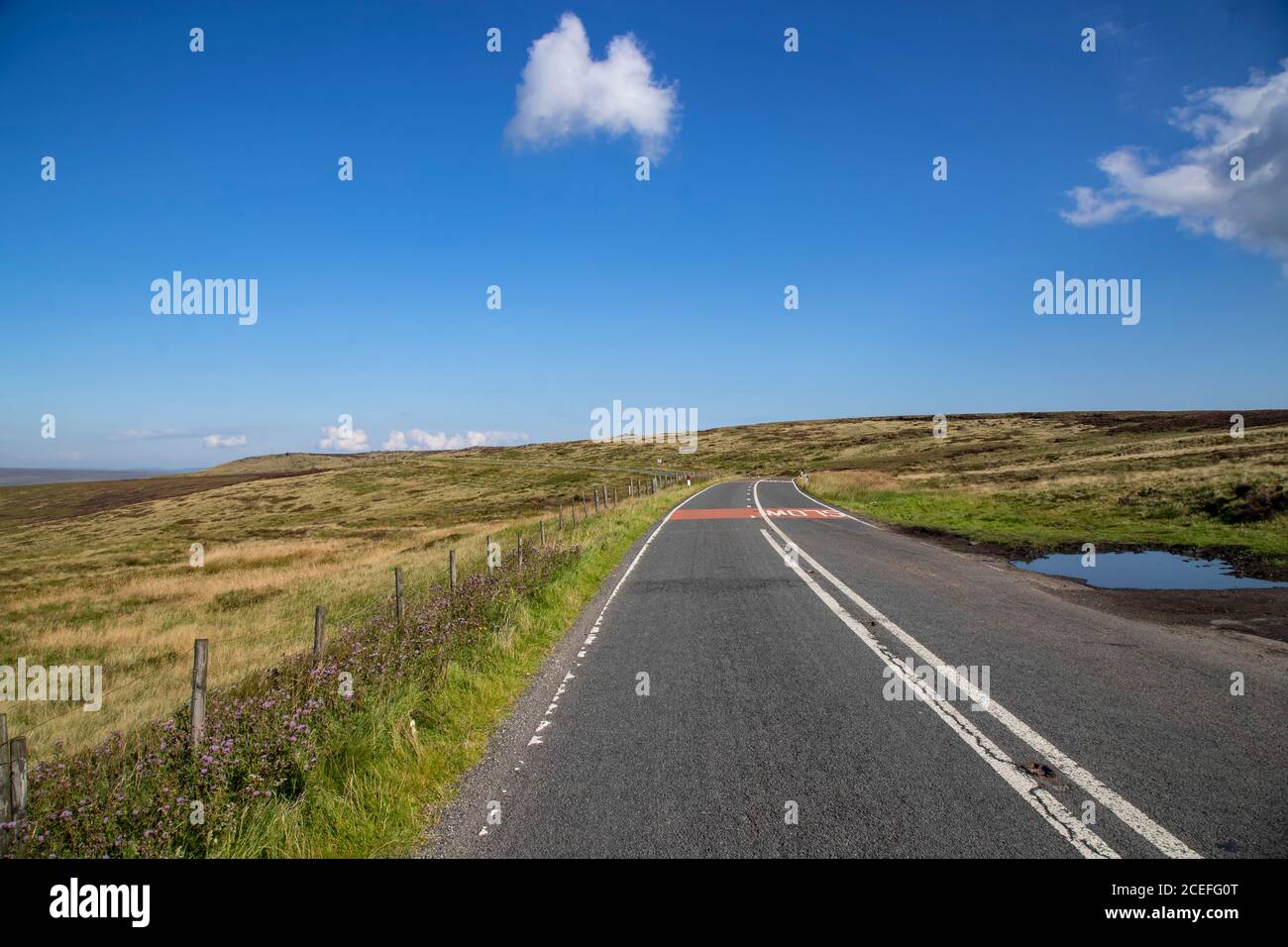 Above meltham village hi-res stock photography and images - Alamy