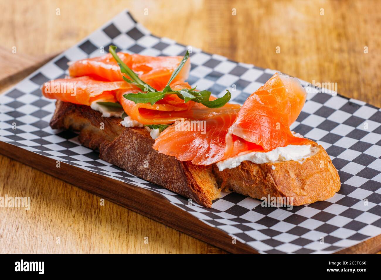 Fish and bread sandwich Stock Photo - Alamy