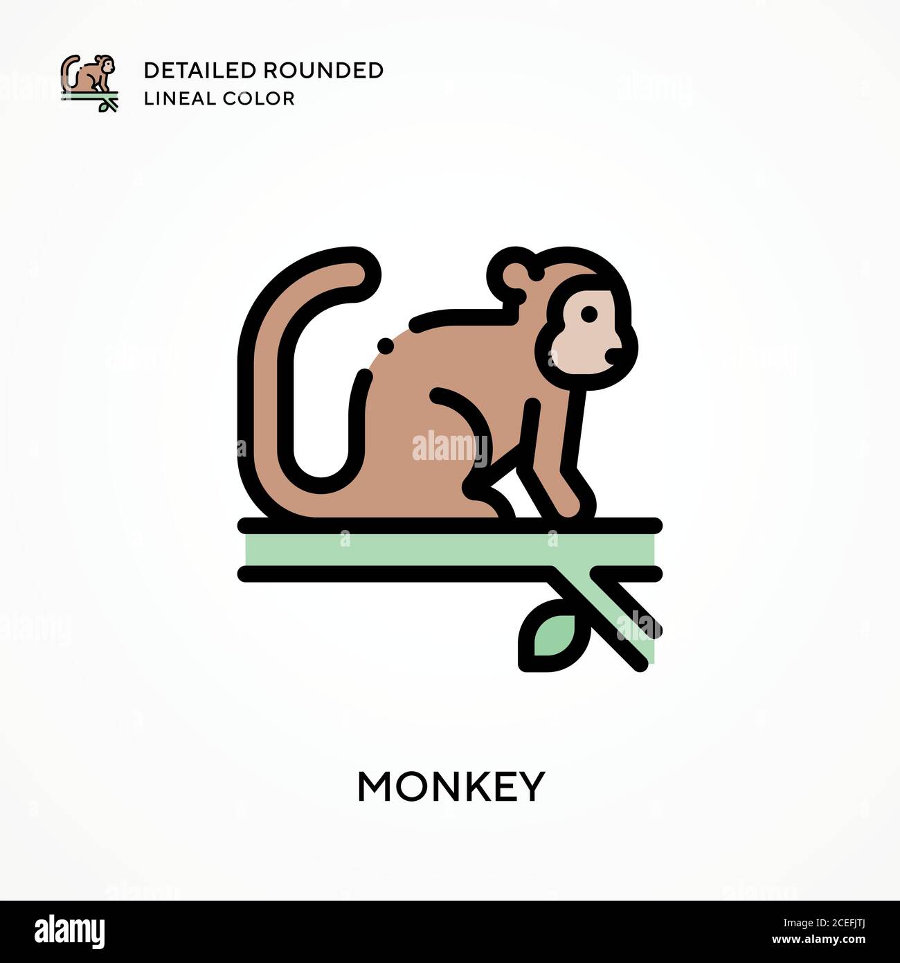 Monkeys species Stock Vector Images - Alamy