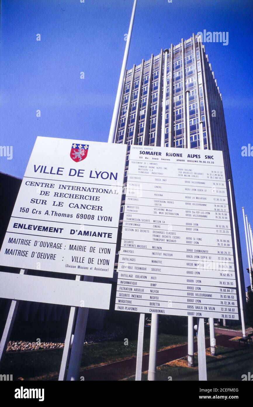 Centre international de recherche sur le cancer hi-res stock ...