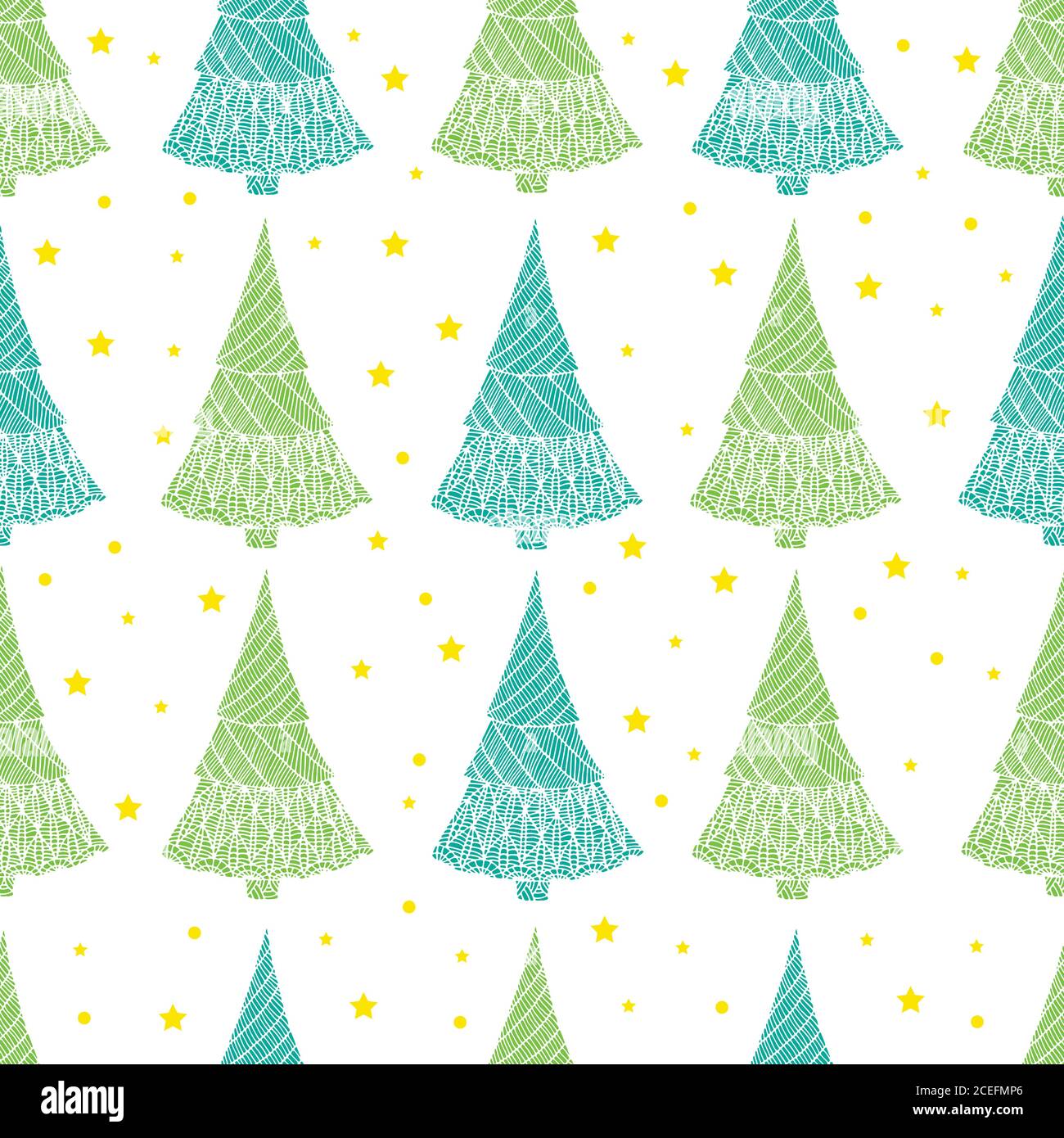 Christmas card magic trees Stock Vector Images - Alamy