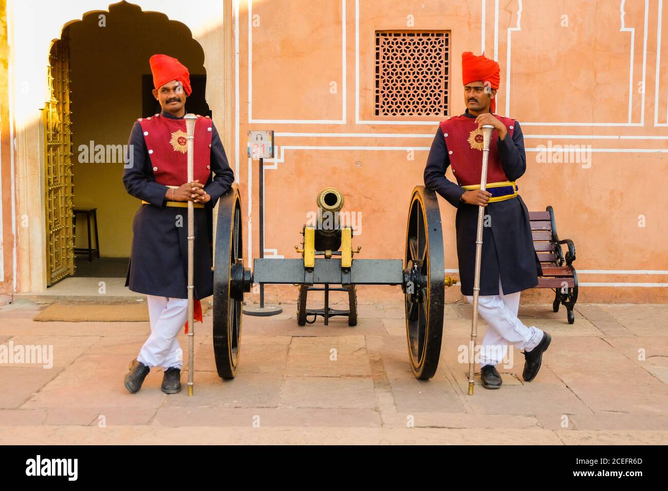 Indian traditional guards Stock Photo - Alamy