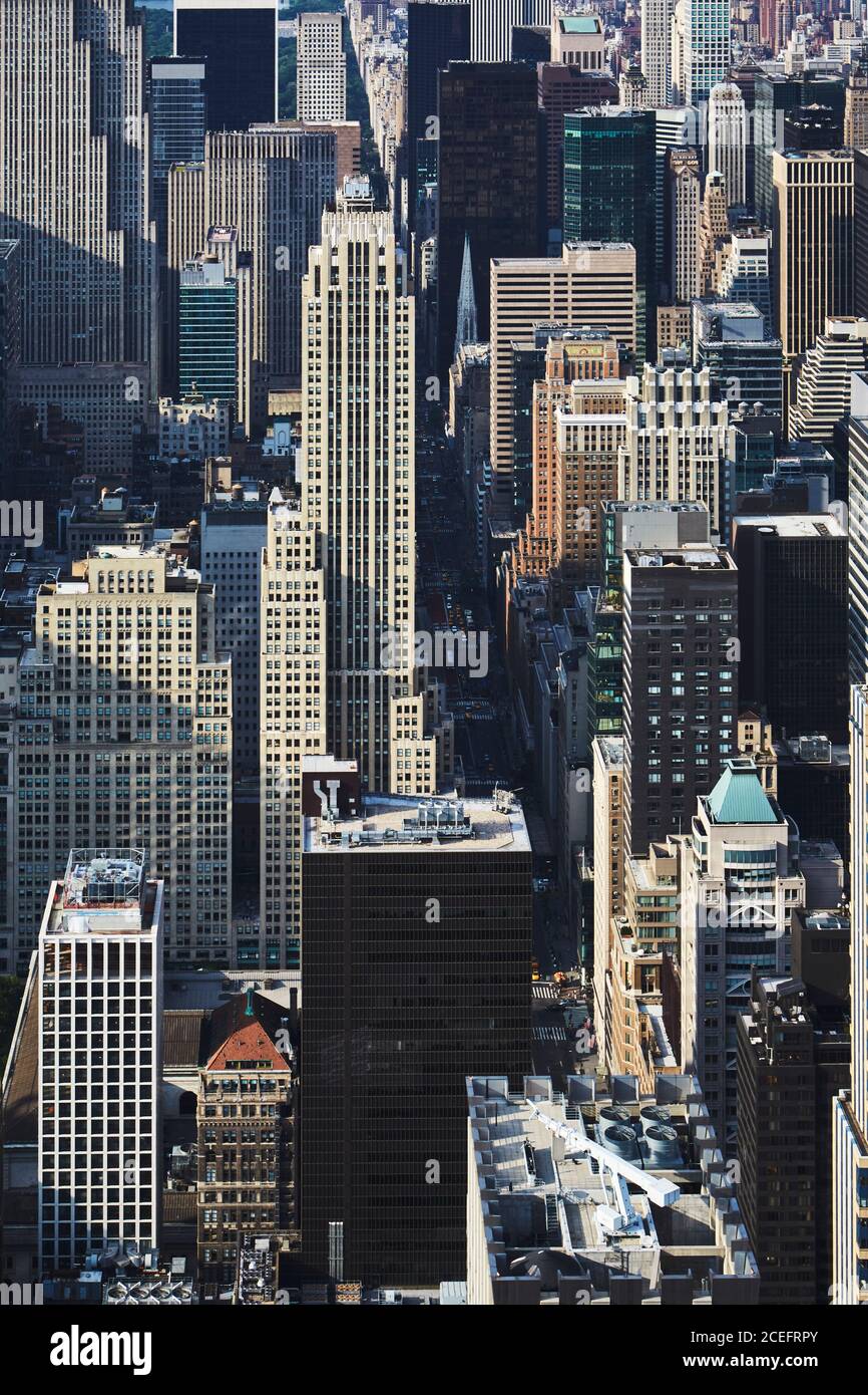 Wonderful aerial view skyscrapers hi-res stock photography and images ...