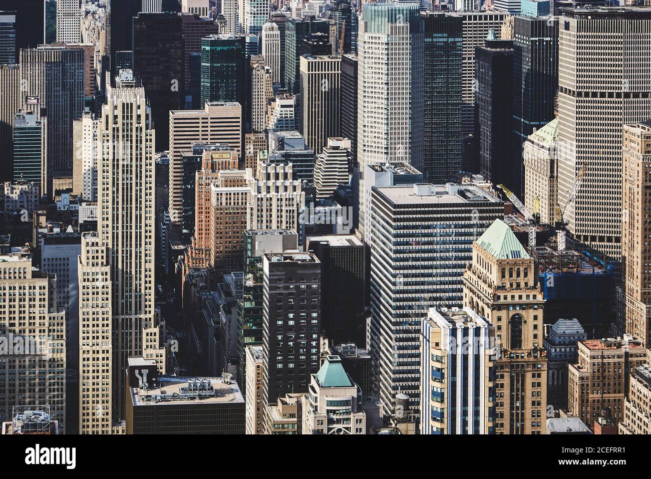 Daytime aerial view metropolitan downtown hi-res stock photography and ...