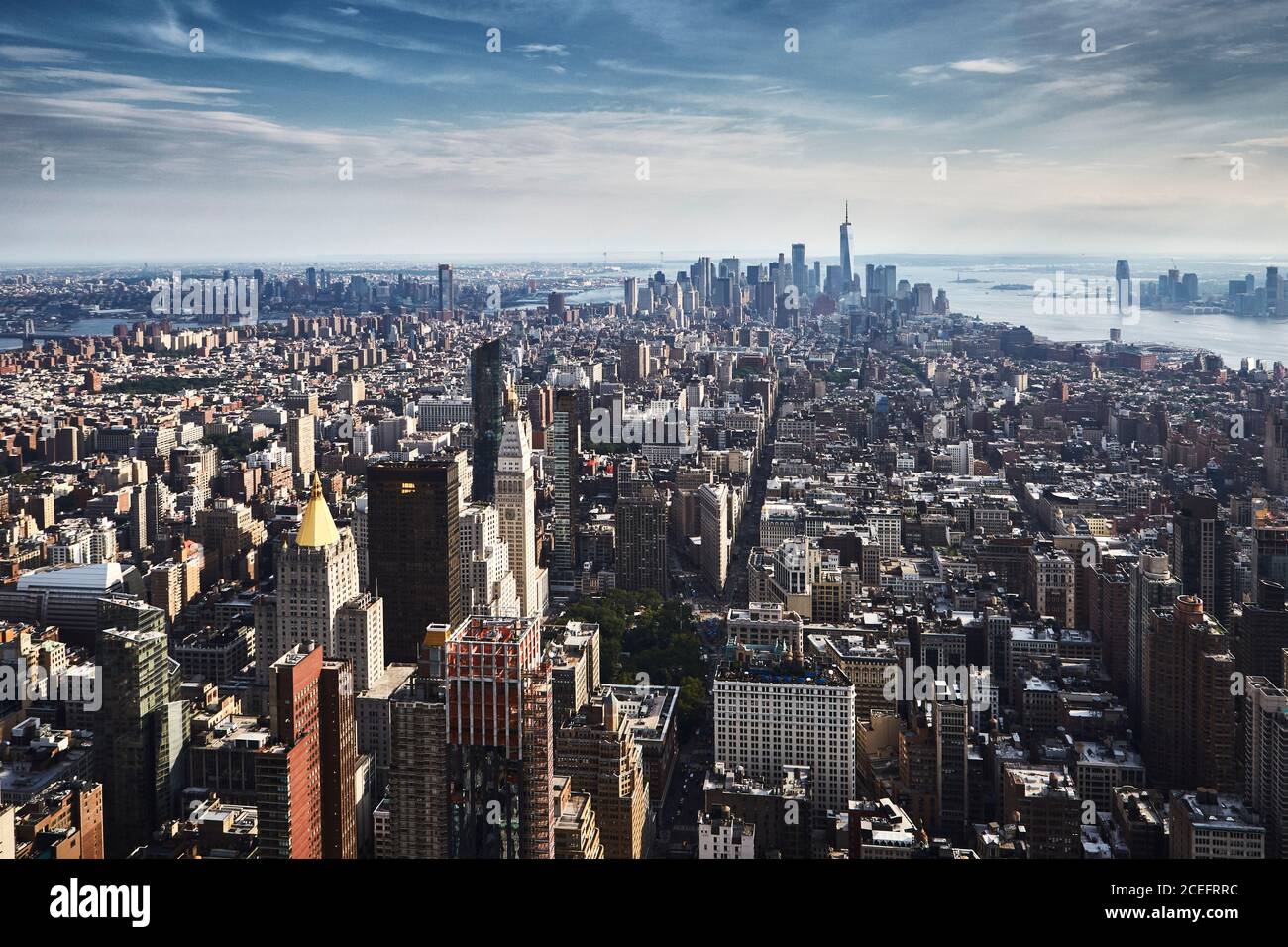 View of magnificent metropolitan city Stock Photo - Alamy