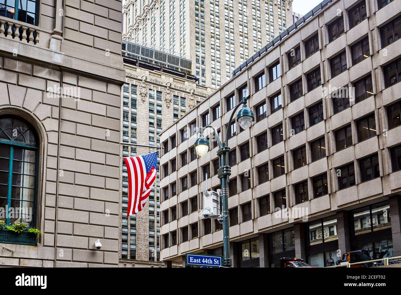 USA flag on building wall Stock Photo - Alamy