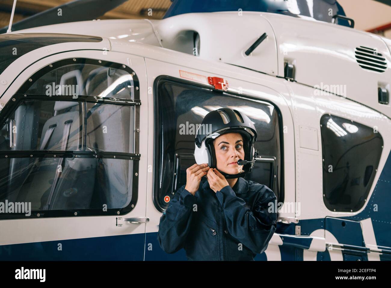 Helicopter helmet hi-res stock photography and images - Alamy